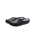 Crocowalk Women's Round Toe Mules, Backless Flat Comfortable Slides ...