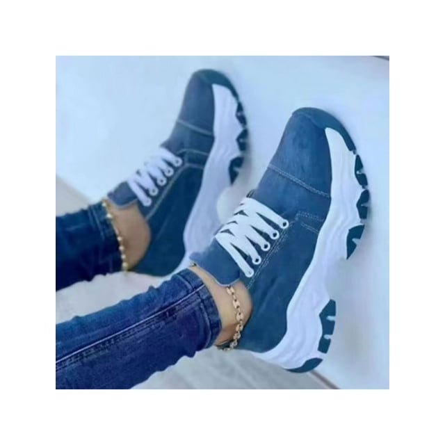 Crocowalk Women Casual Shoes Lace Up Walking Shoe Round Toe Sneakers ...