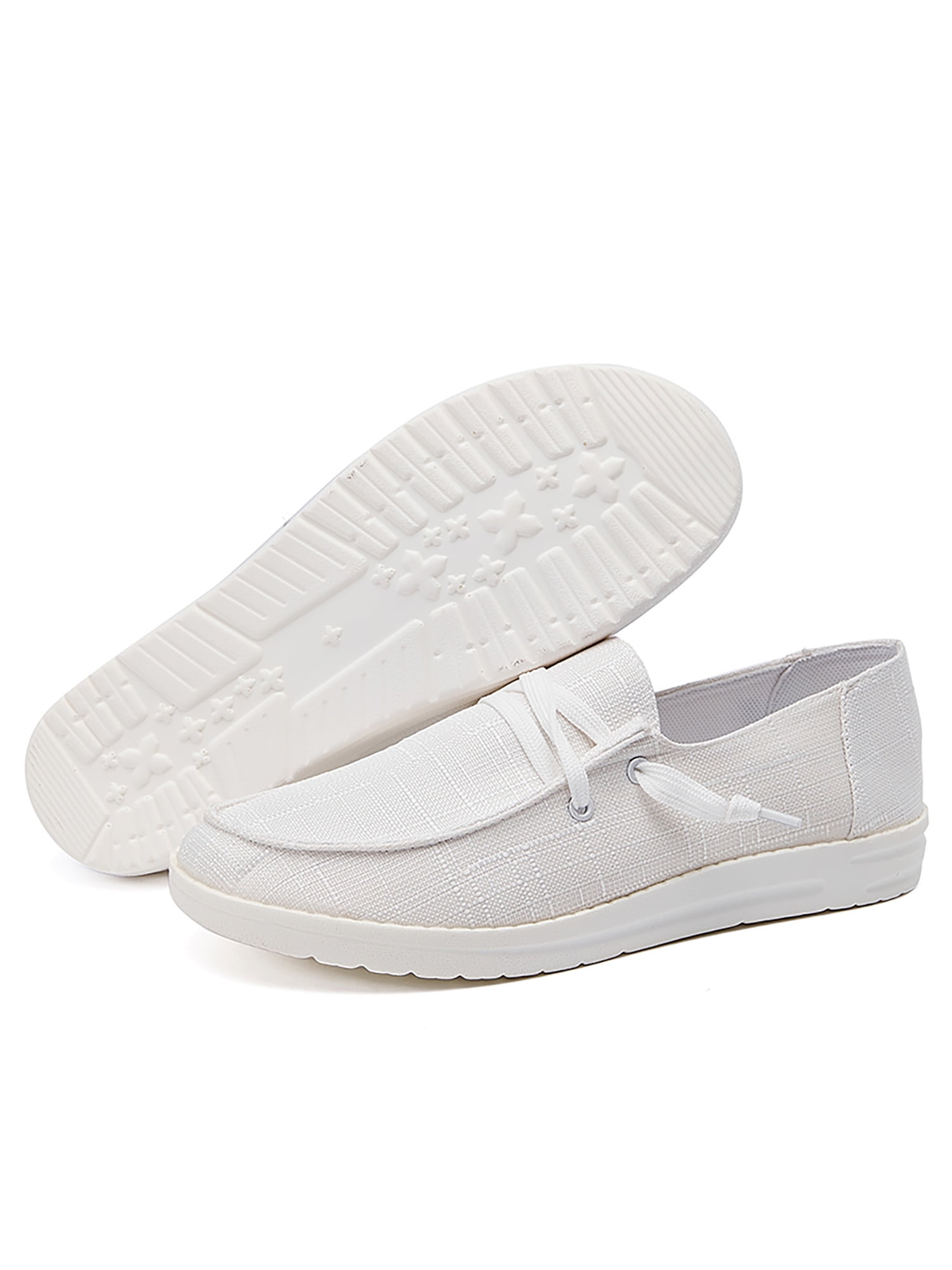 Crocowalk Women's Casual Slip on Canvas Loafers Comfort Light Weight ...