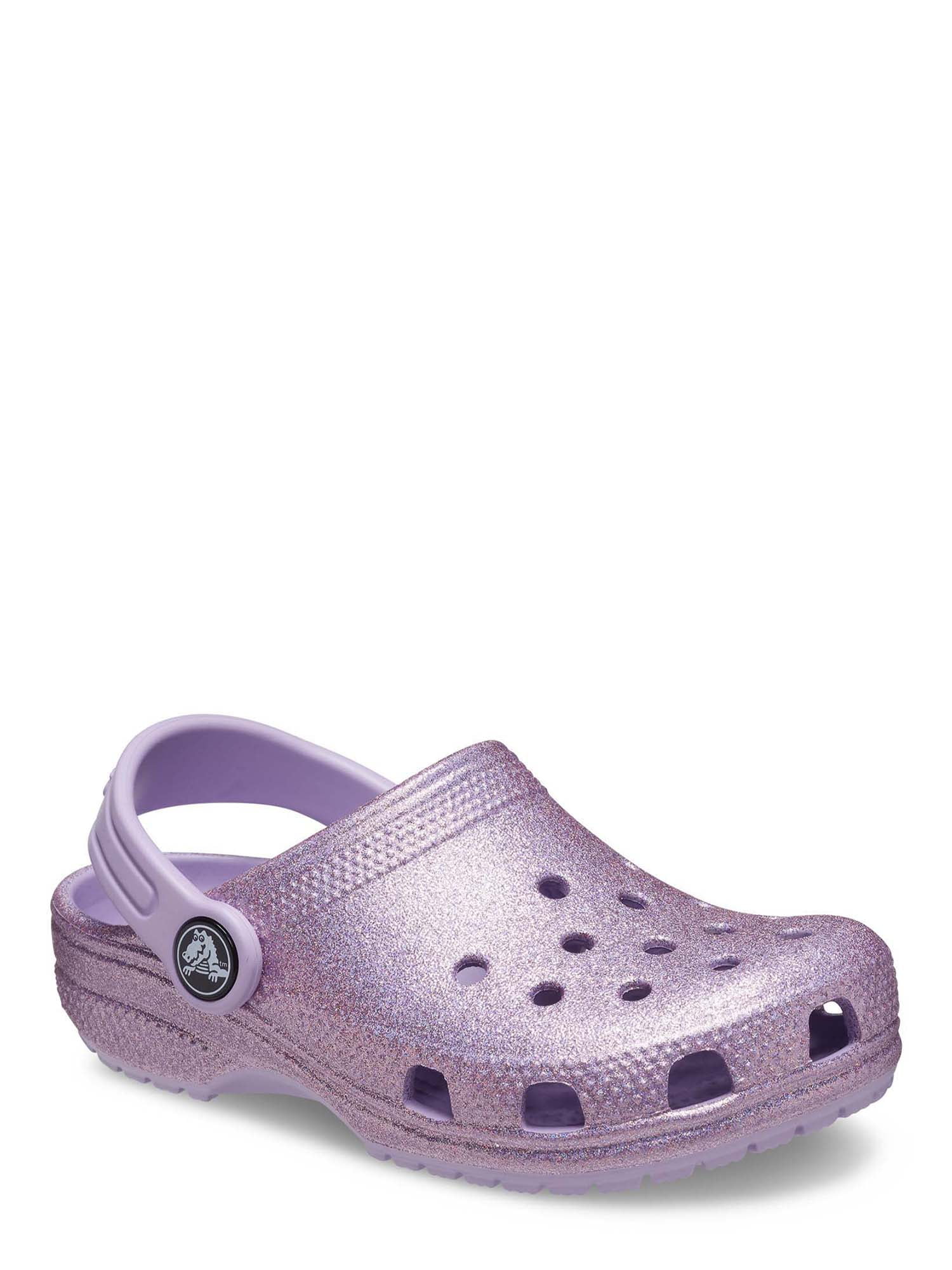 Crocs Kids Classic Glitter Clog - Walmart.com