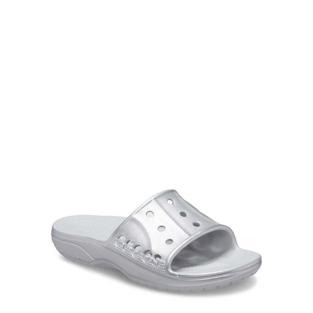 Crocs Men’s and Women’s Unisex Baya II Metallic Slide Sandals - Walmart.com