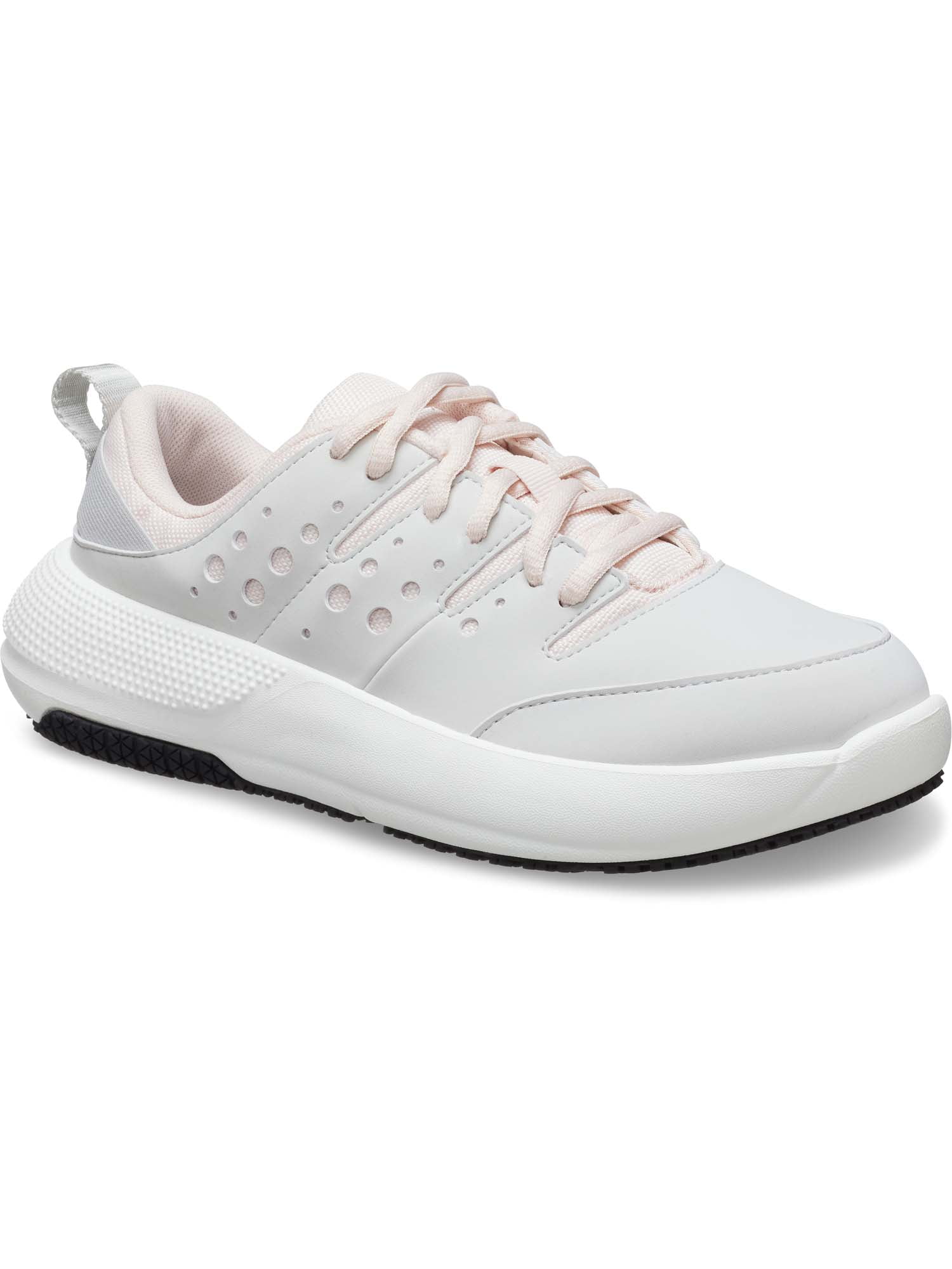 Crocs at Work Women's On The Clock Slip Resistant Work Sneaker - Wide ...