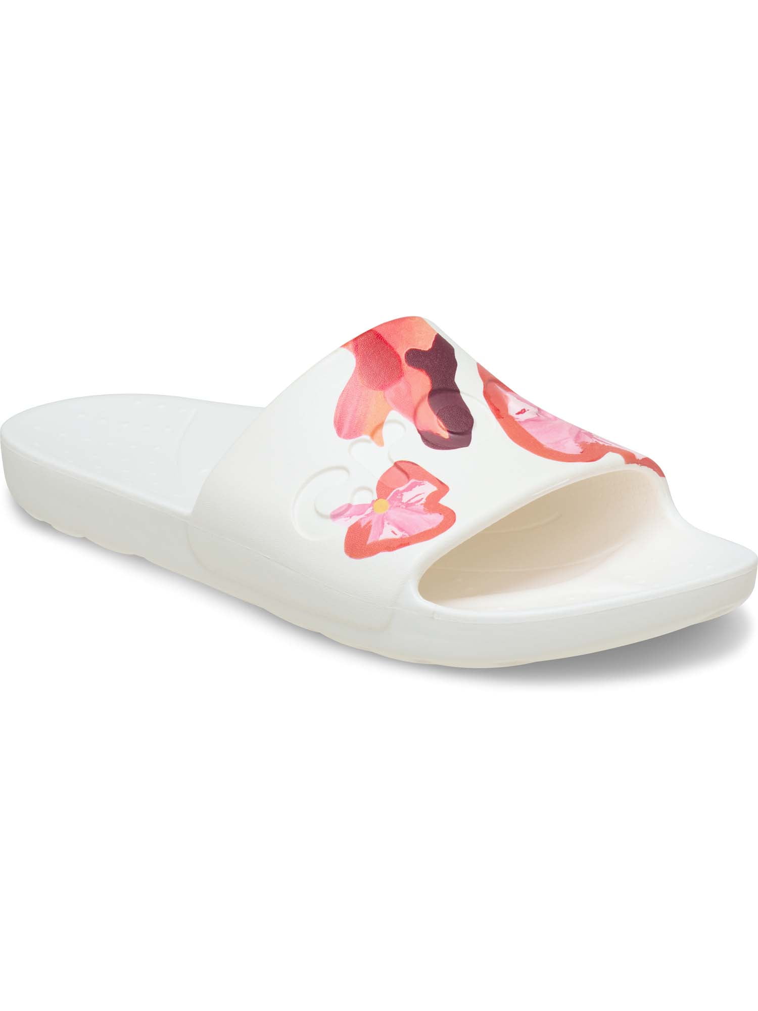 Crocs Painted Floral Slide Chk - Walmart.com