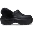 Crocs Stomp 208546-001 Men's Core Black Lined Slip-on Comfort Crush ...
