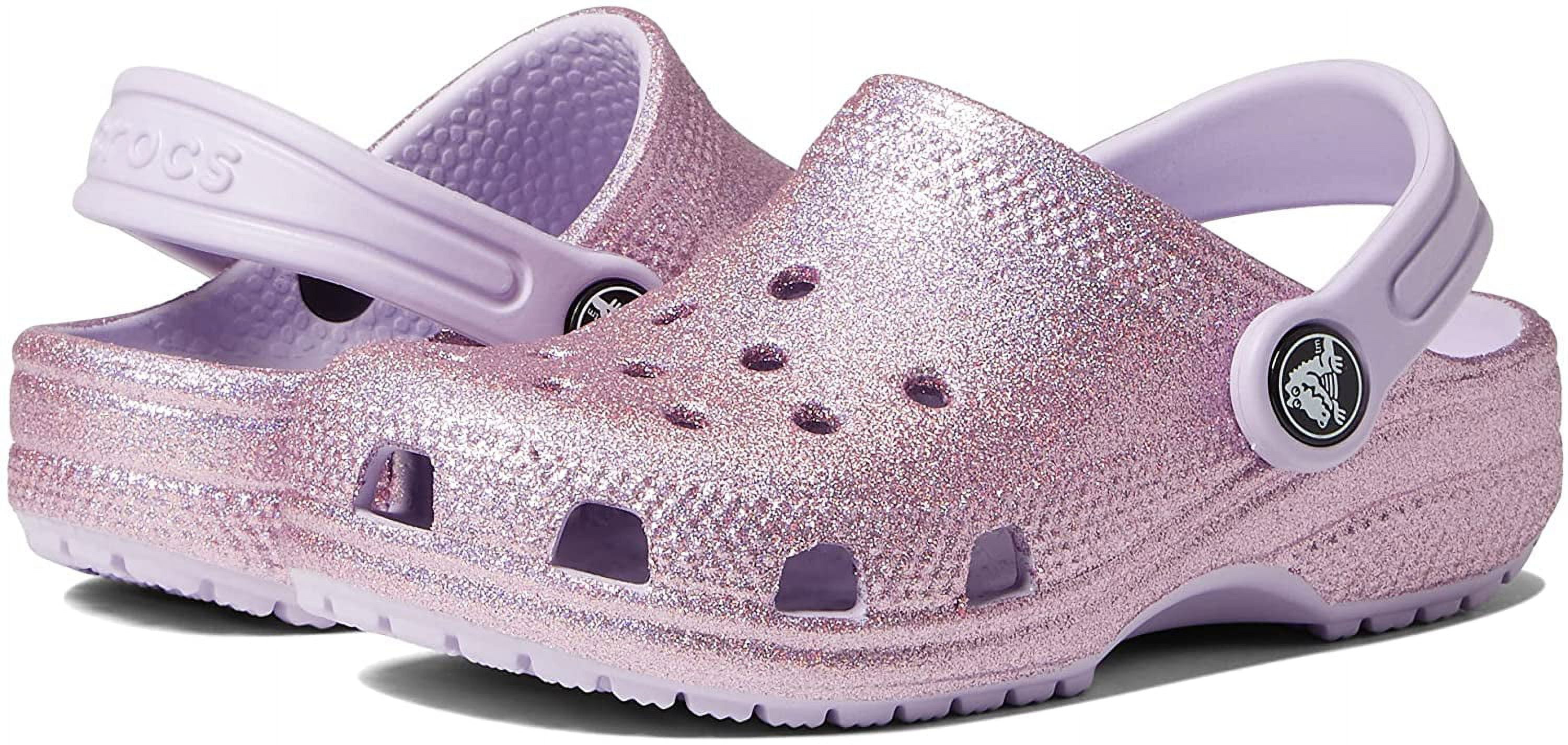Crocs Toddler & Kids Classic Glitter Clog, Sizes 4-6 - Walmart.com