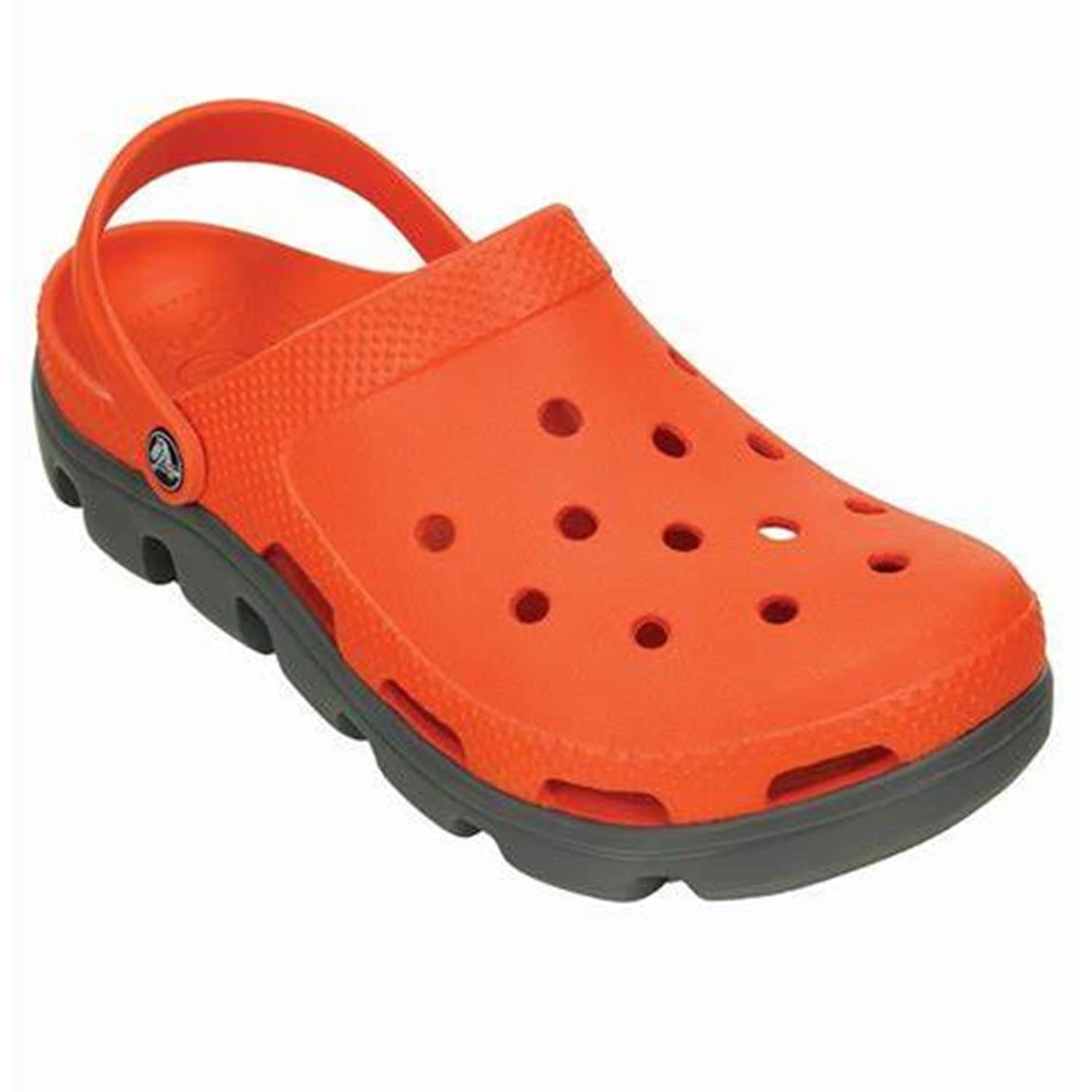 Crocs Unisex Adult Duet Sport Clog M6/W8 - Orange/Grey - Walmart.com