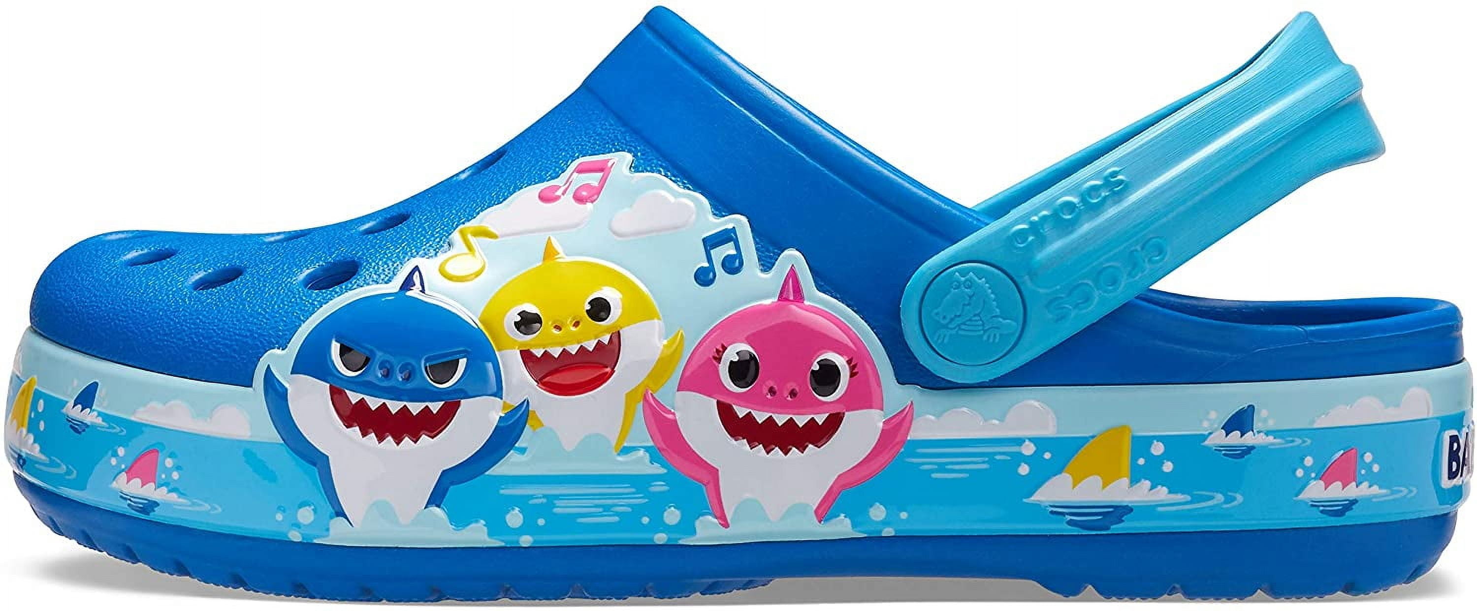 Crocs Unisex Child FunLab Baby Shark Clogs (Ages 1-6) - Walmart.com