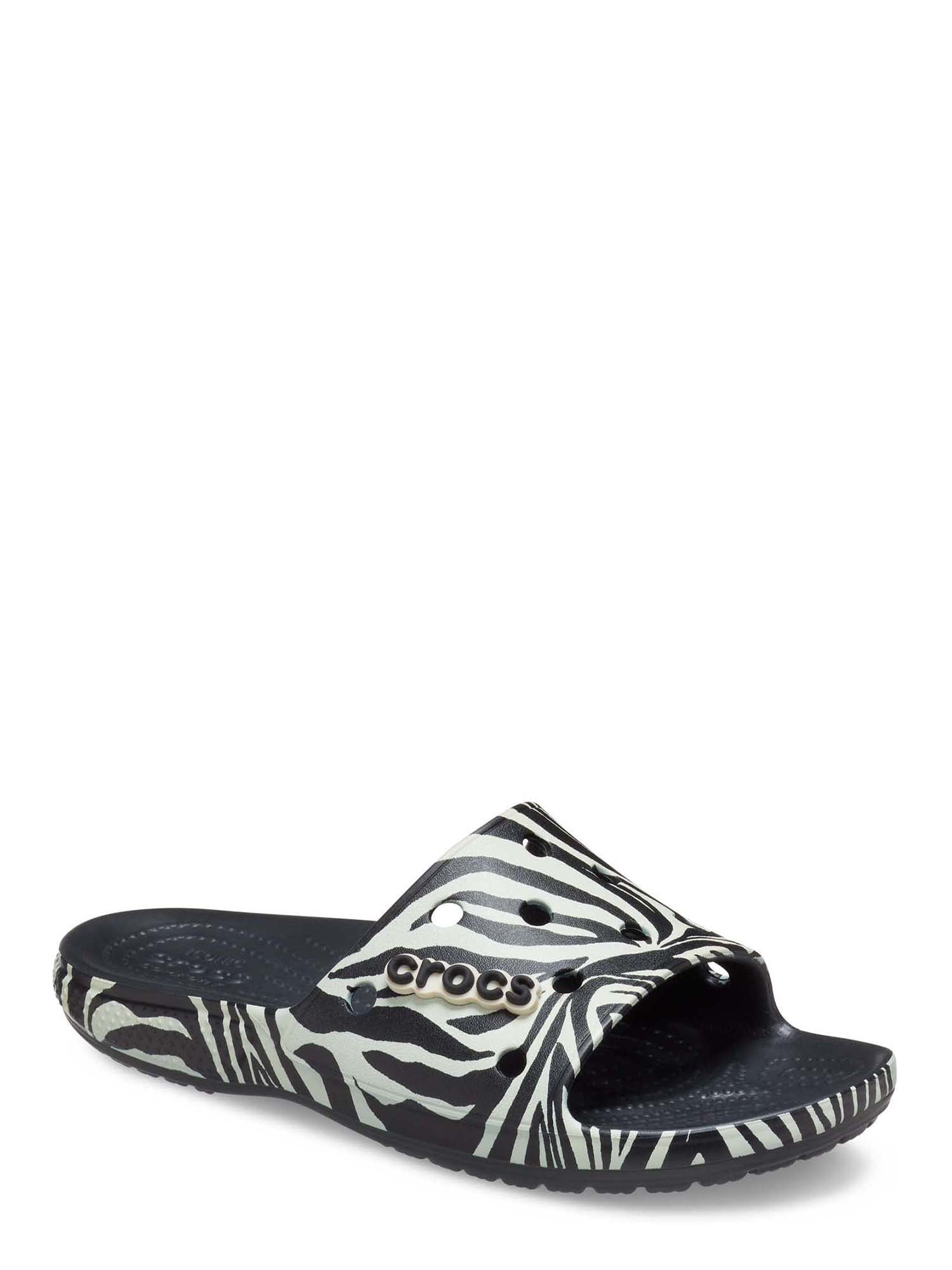 Crocs Unisex Classic Crocs Animal Remix Slide Sandal - Walmart.com