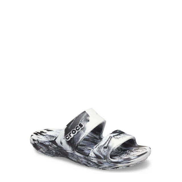 Crocs Unisex Classic Marbled Two-Strap Slide Sandal - Walmart.com