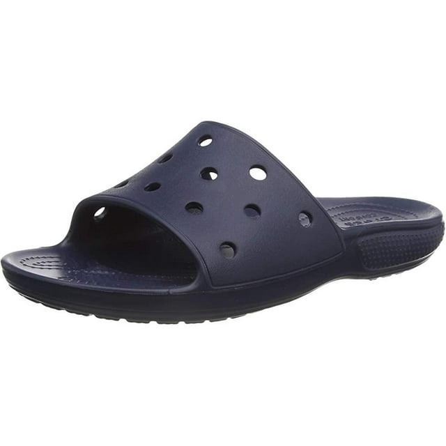 Crocs Unisex Classic Slide Sandals - Navy - M7W9 - Walmart.com