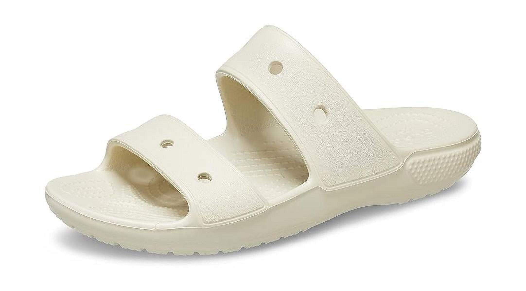 Crocs Unisex Classic Two-Strap Slide Sandals - Bone - M10/W12 - Walmart.com