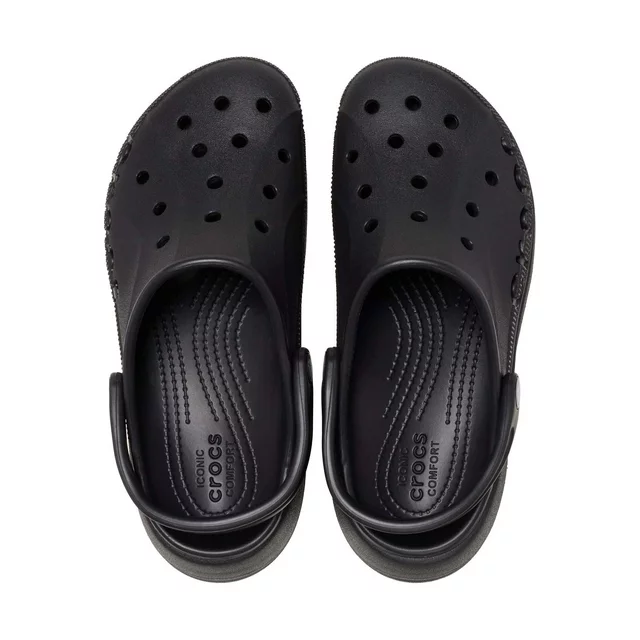 Crocs 208186-001-W4 Women's Baya Platform Clog Sandal, 4 Medium Black - Walmart.com