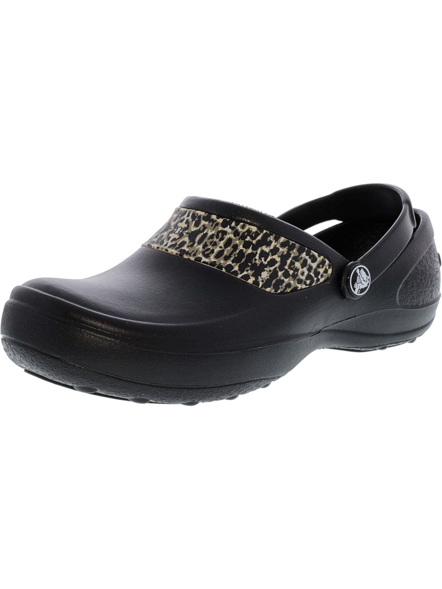 Crocs Women's Mercy Work Black / Gold Ankle-High Flat Shoe - 11M ...