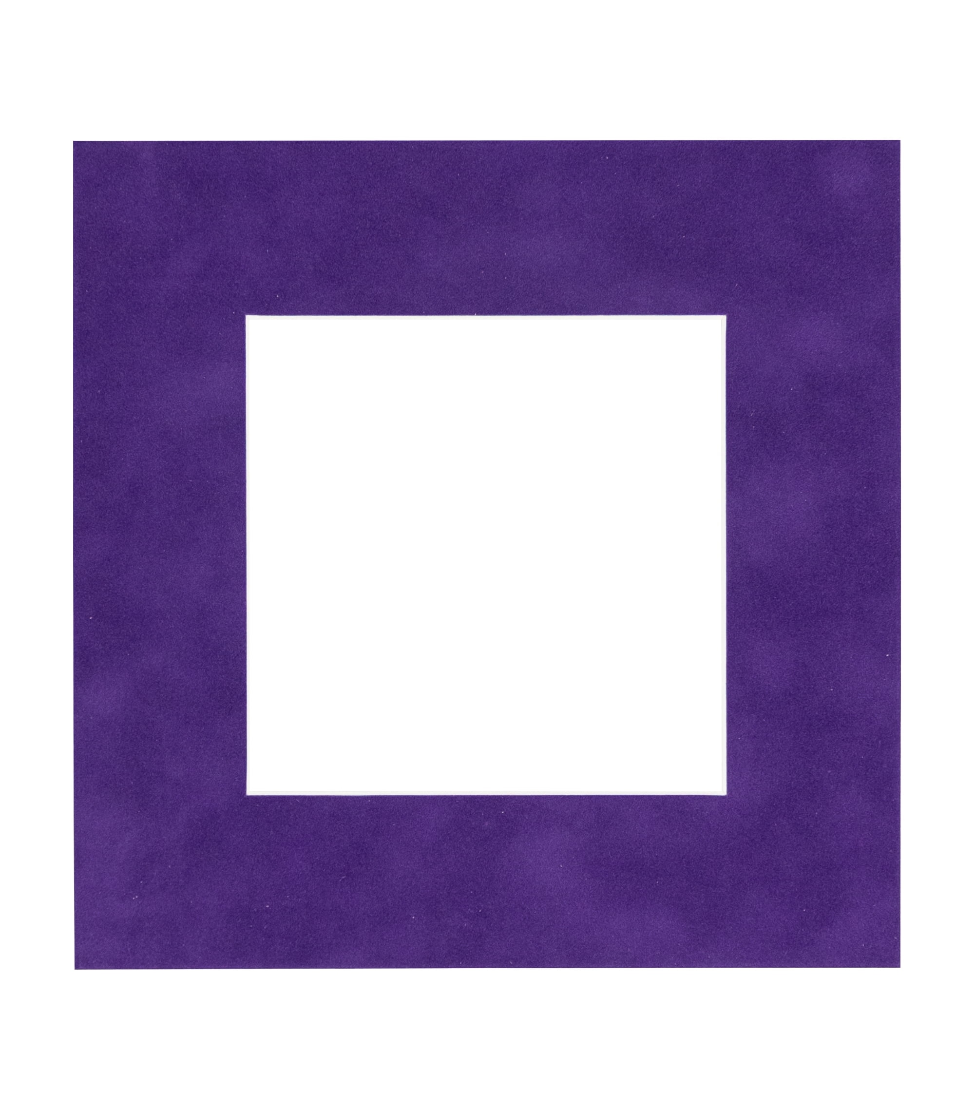 Crocus Suede Acid Free 7x7 Square Picture Frame Mat with White Core ...