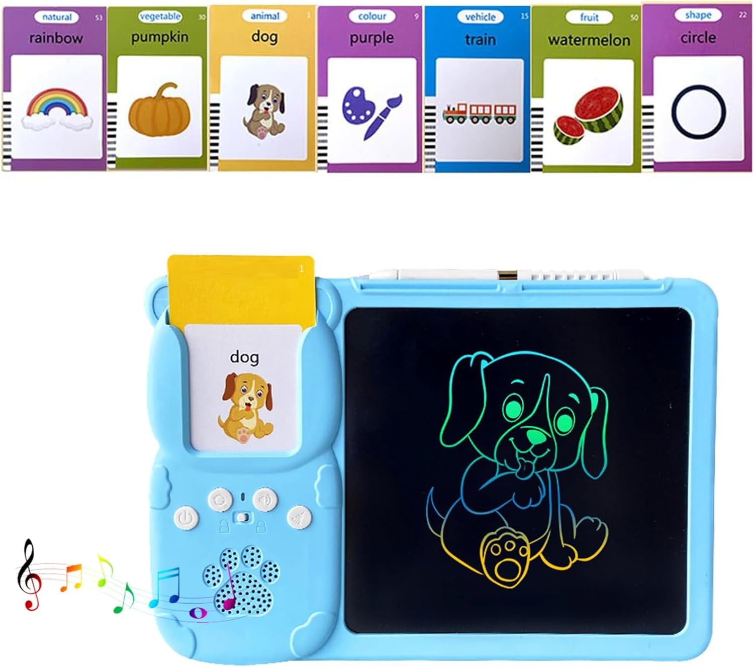 Croeve Talking Tablet, 2 in 1 Drawing Speaking Tablet, English Talking ...