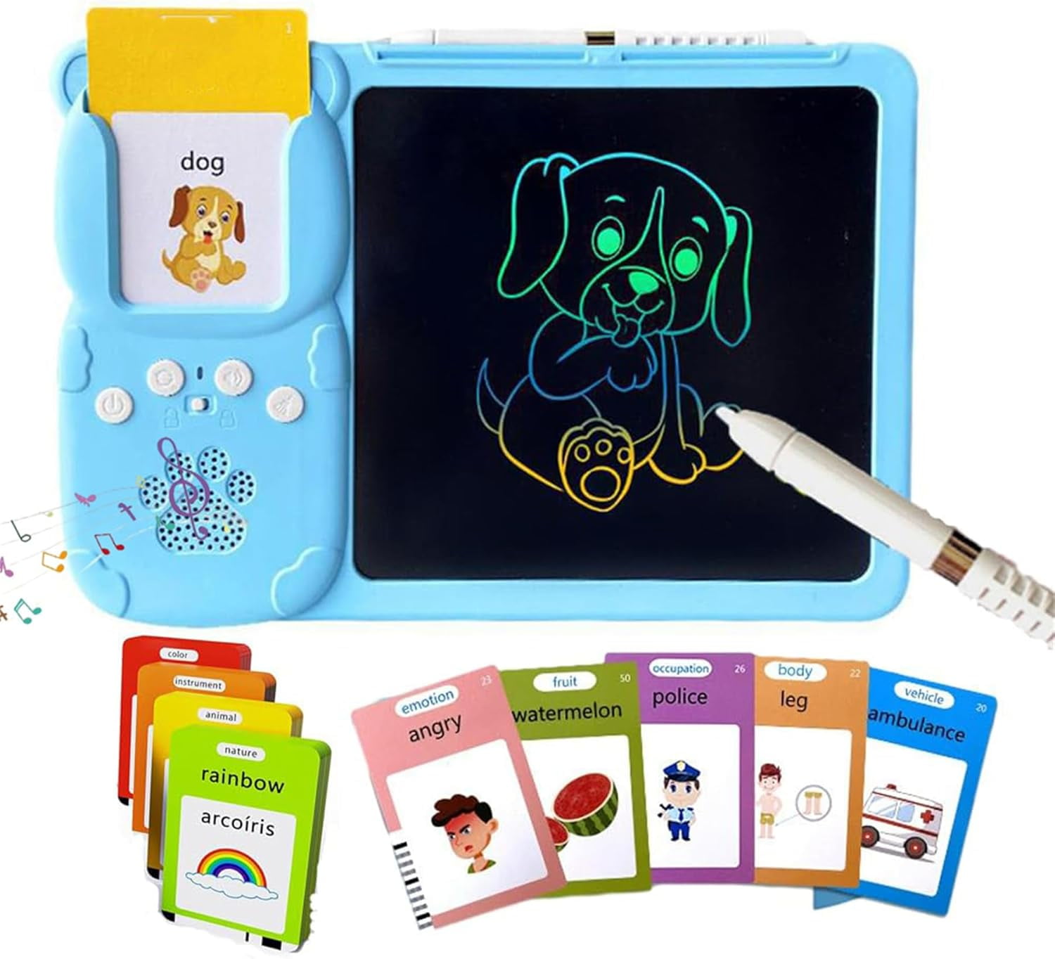 Croeve Talking Tablet, 2 in 1 Drawing Speaking Tablet, with Drawing for ...