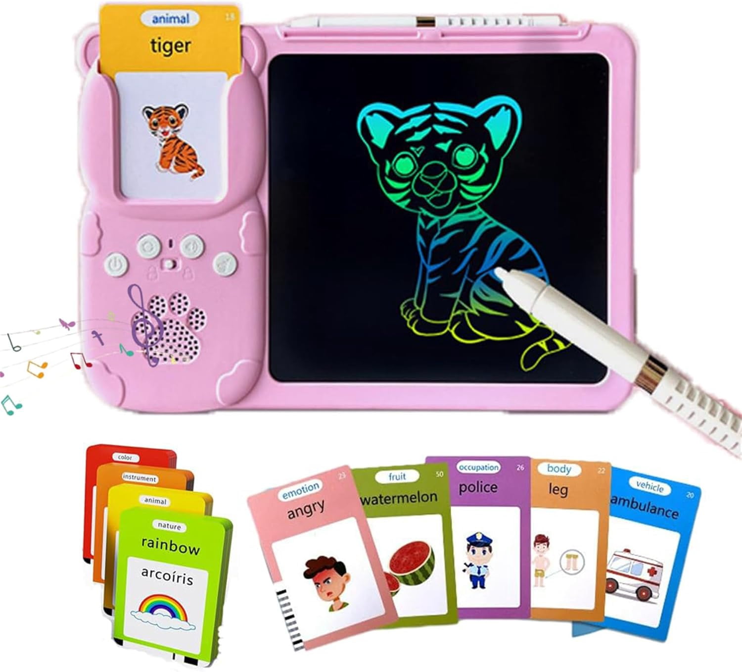 Croeve Talking Tablet, 2 in 1 Drawing Speaking Tablet, with Drawing for ...