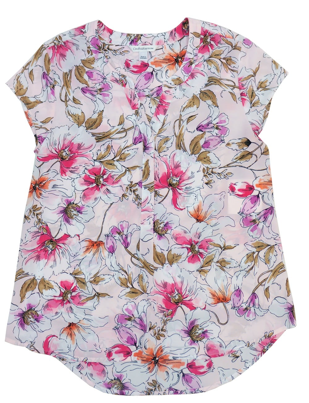 Croft & Barrow Womens Tops in Womens Clothing - Walmart.com