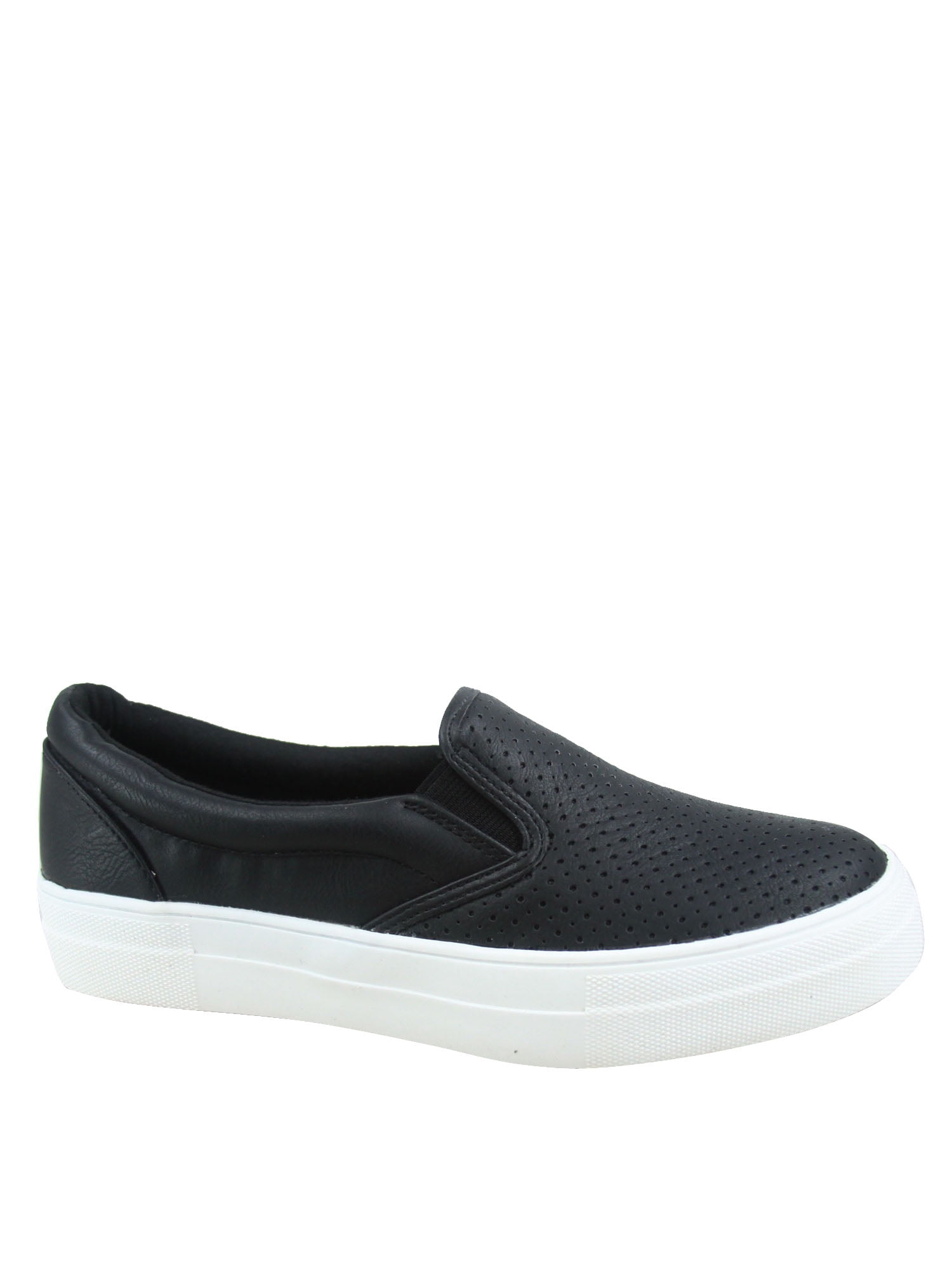 Croft Women's Flat Slip On Perforated Double Layer Foam Padded Cushion ...