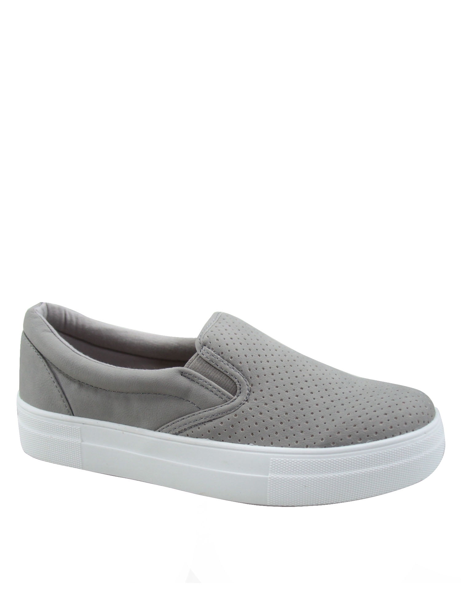 Croft Women's Flat Slip On Perforated Double Layer Foam Padded Cushion ...