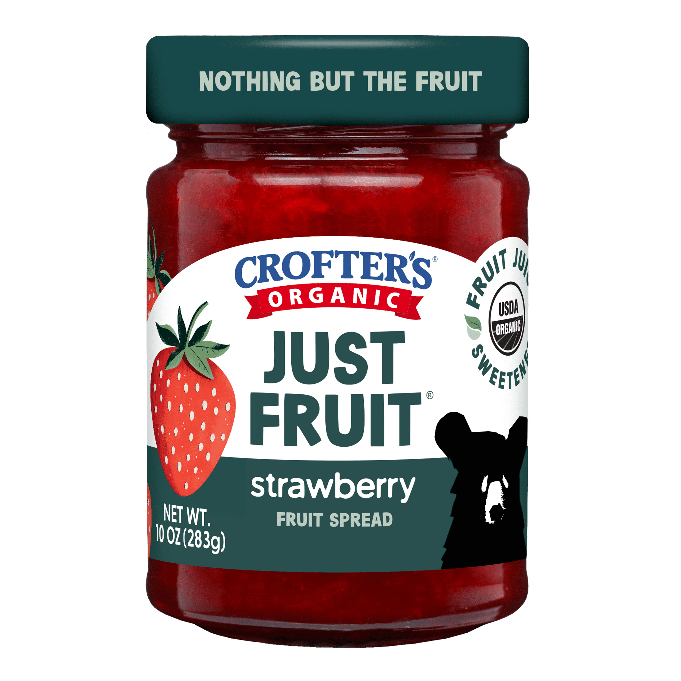 Healthy Crofters Organic Strawberry Just Fruit Spreadable, 10 Oz ...