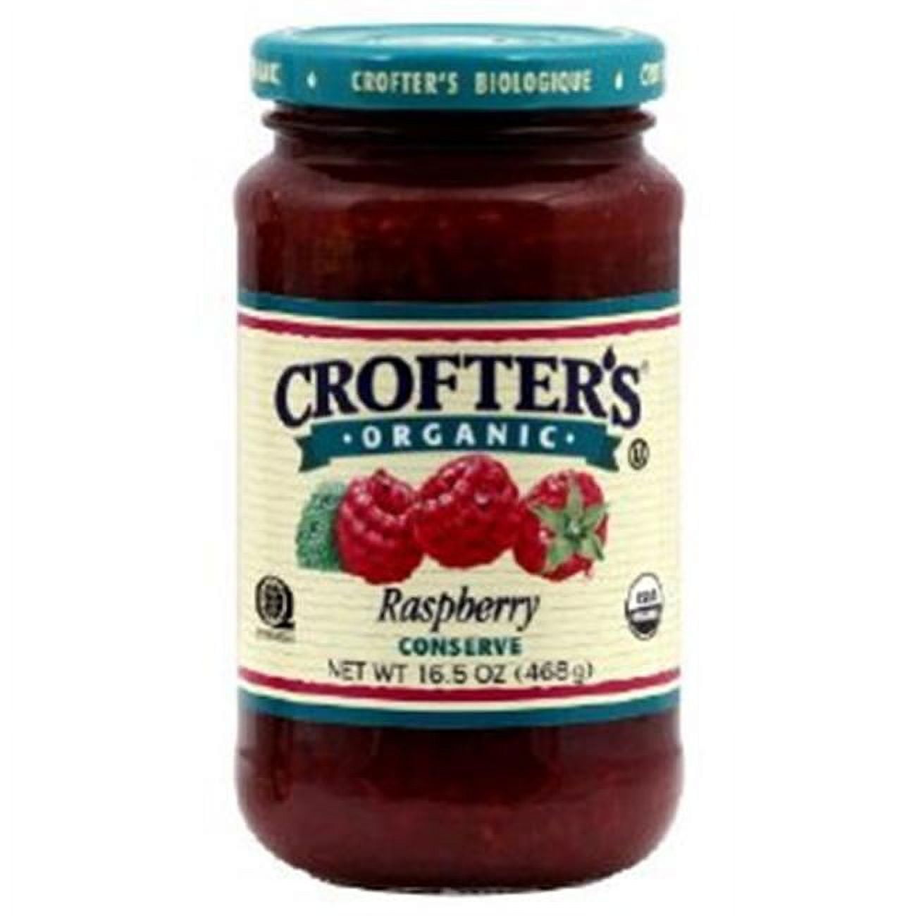 Crofters Organic Raspberry Conserves 16.5 OZ - Walmart.com