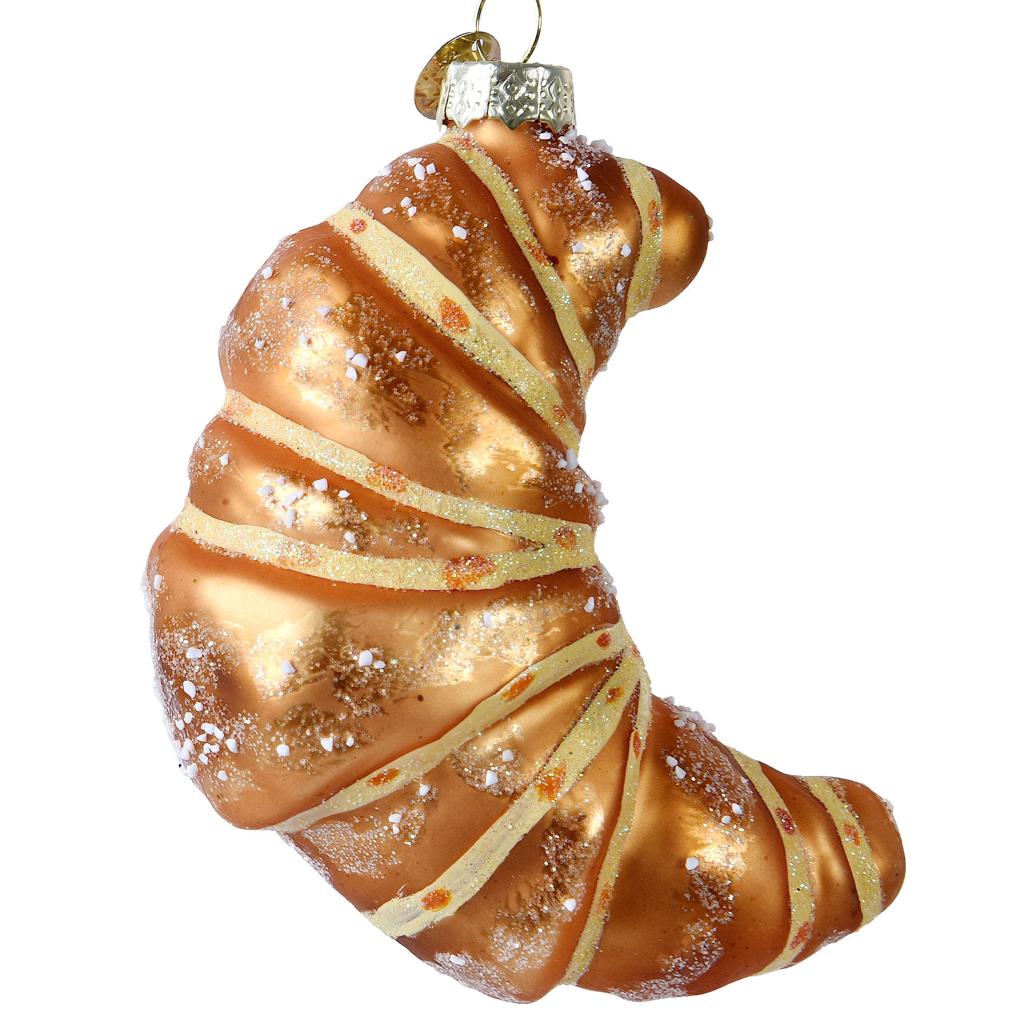 Croissant Blown Glass Ornament Christmas Tree Food Decoration - Walmart.com