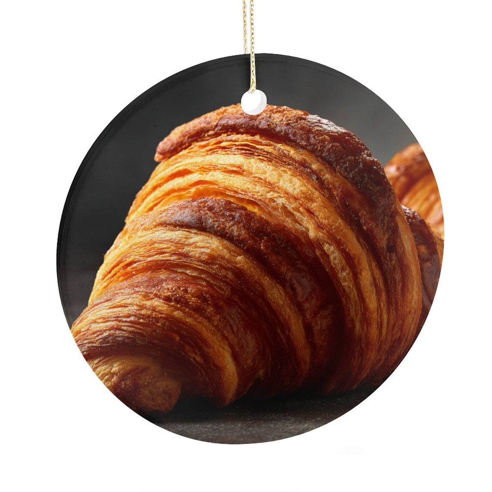 Croissant Pattern Gift Ceramics Ornaments Fantasy Delicious Food 3 ...
