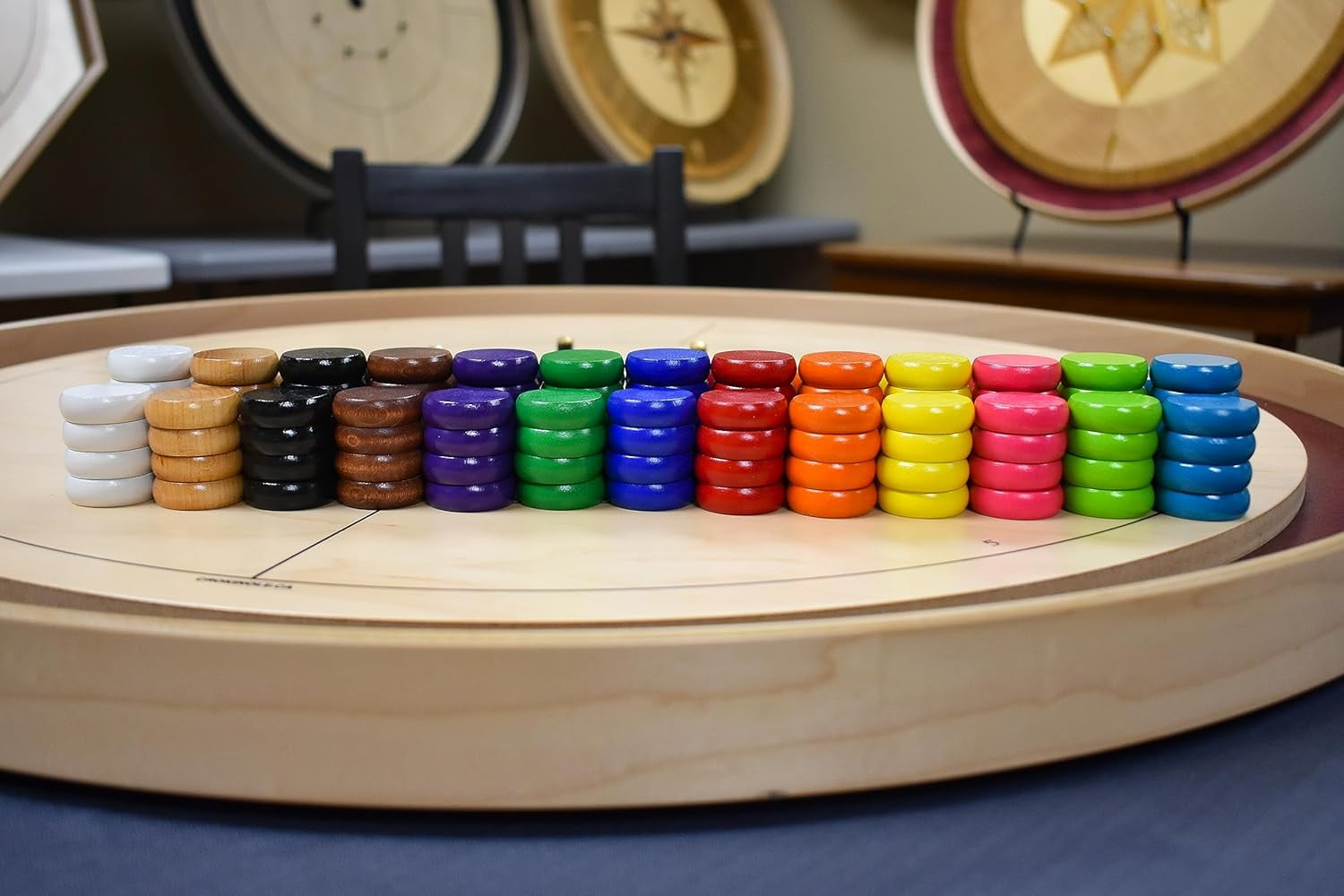 Crokinole Disc Party Pack (169 Discs) - Giant Edition (Add a Pouch ...