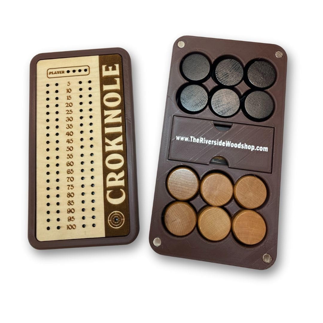 Crokinole Score Keeper for Table Games & Family Fun: Perfect for 4 ...