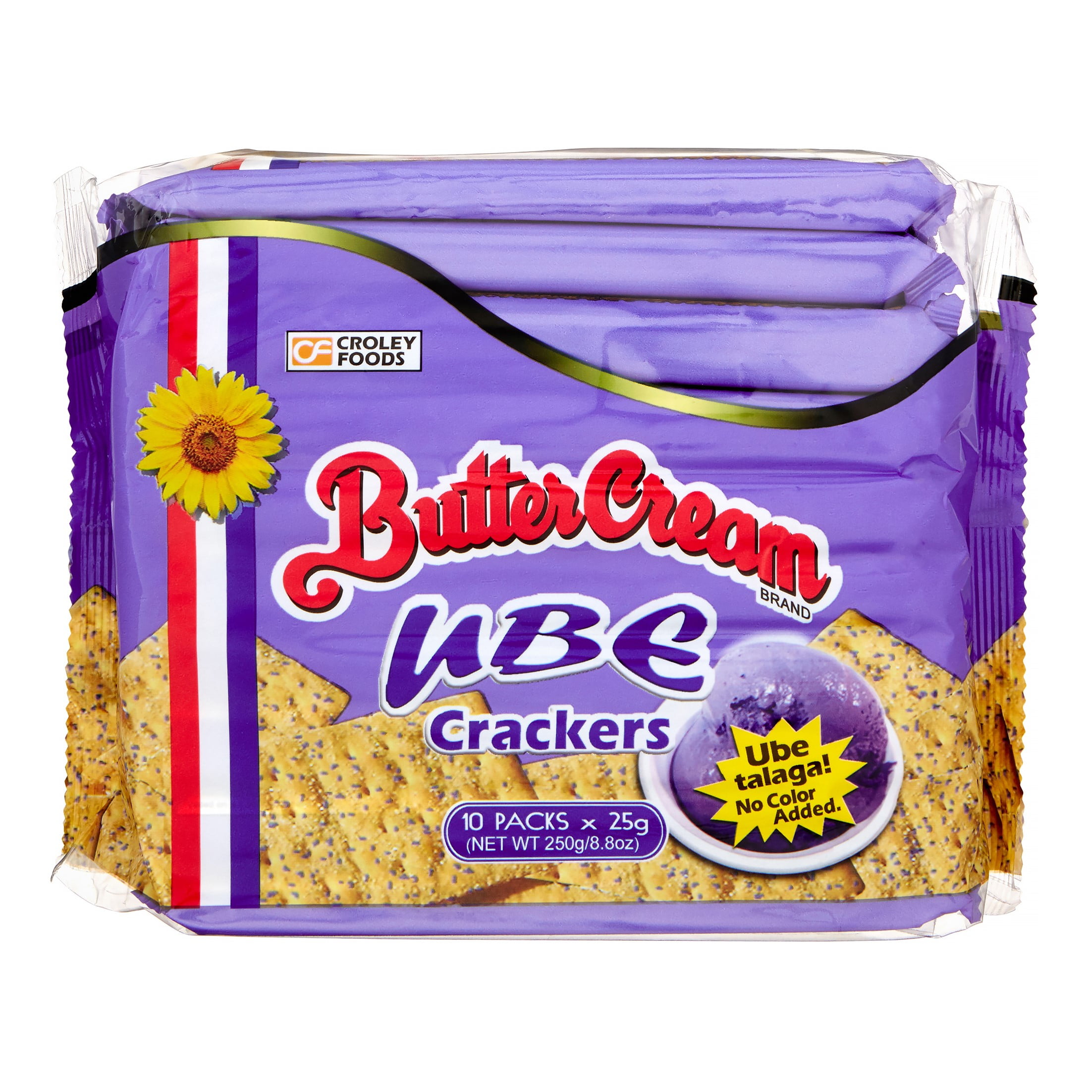 Croley Foods Butter Cream Ube Snack Crackers, 0.88 Oz, 10 Ct - Walmart.com