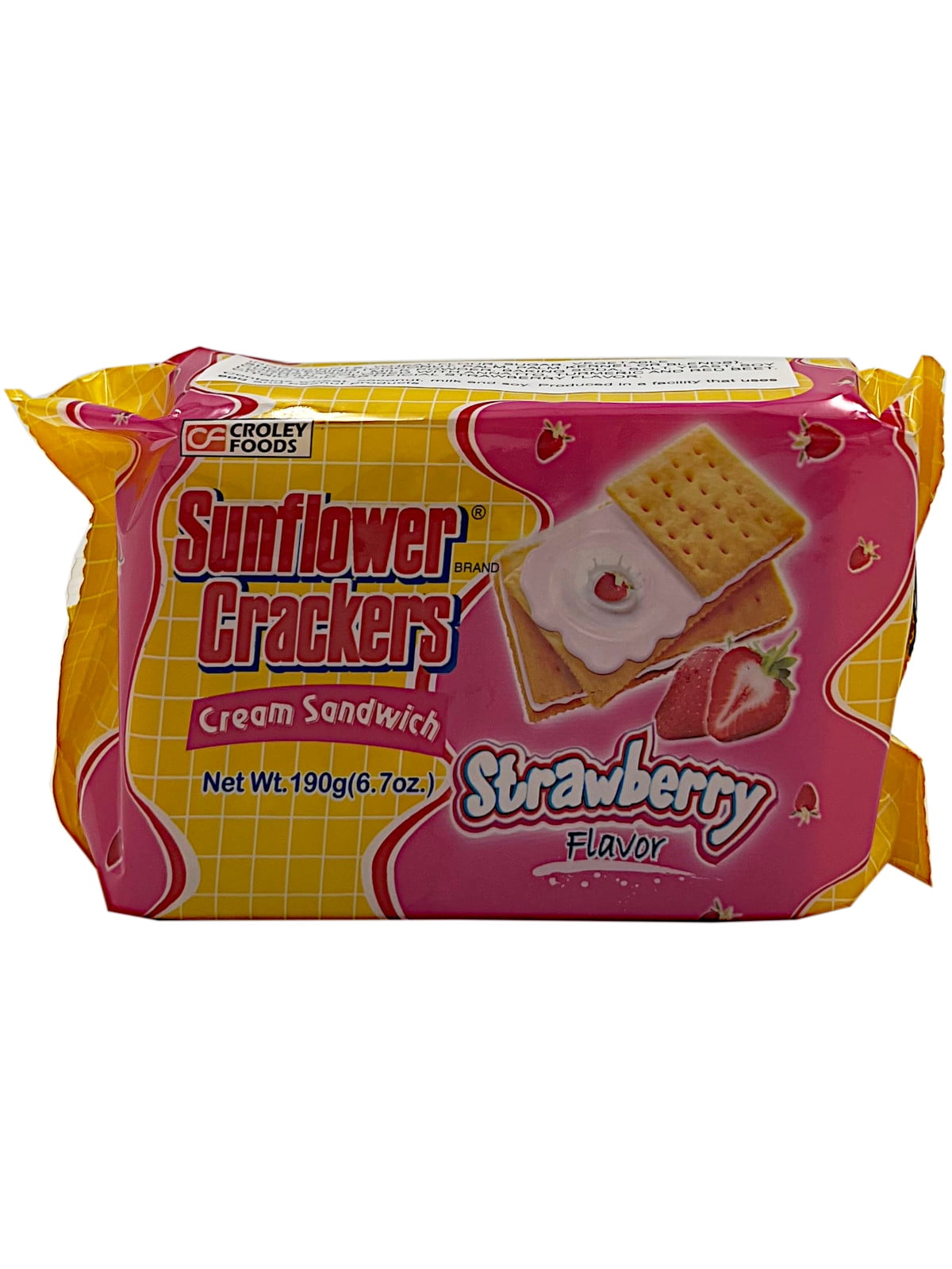 Croley Sunflower Crackers Strawberry Handy Pack, Pack of 7 - Walmart.com