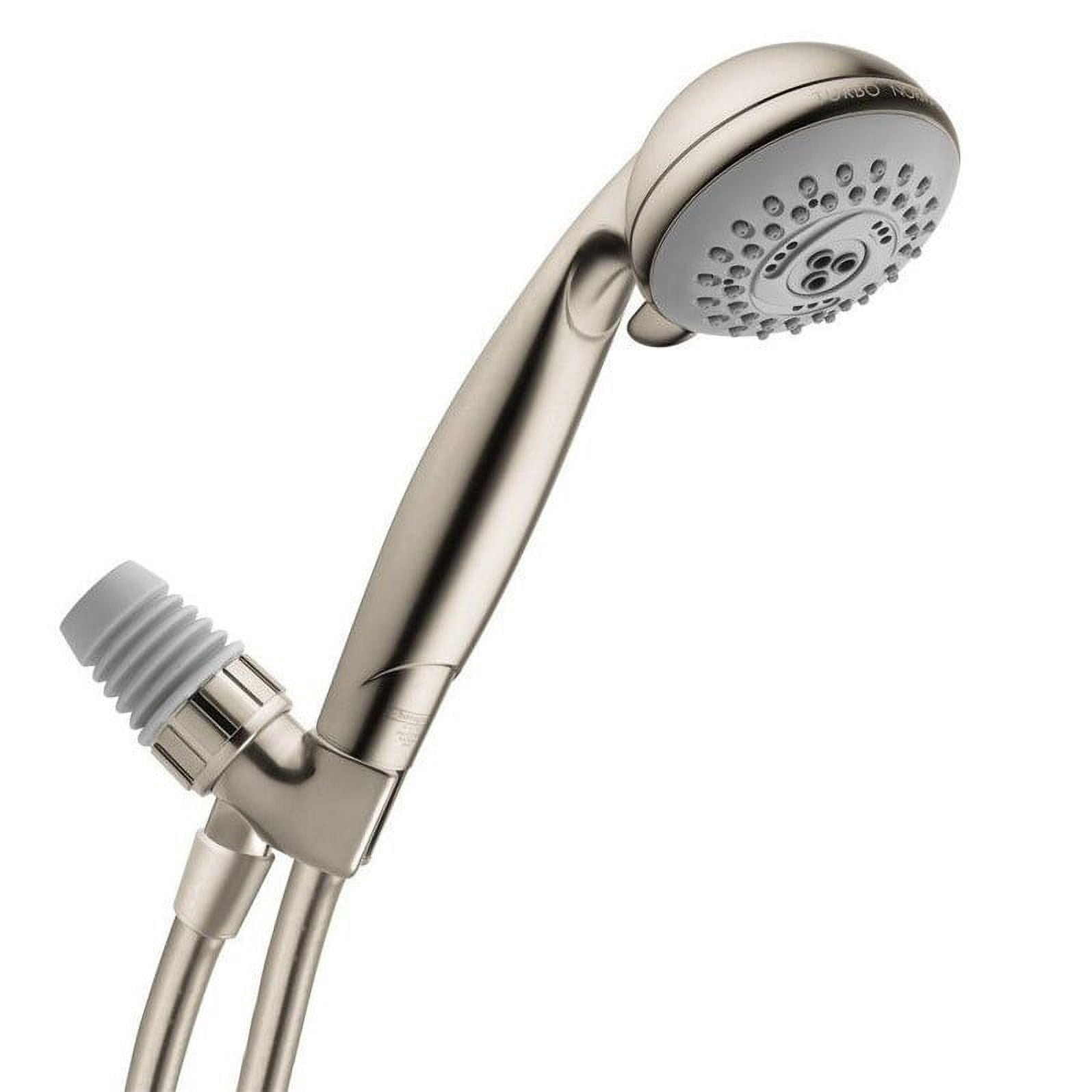 Croma E 75 3-Spray Handshower with Shower Arm Mount in Brushed Nickel ...