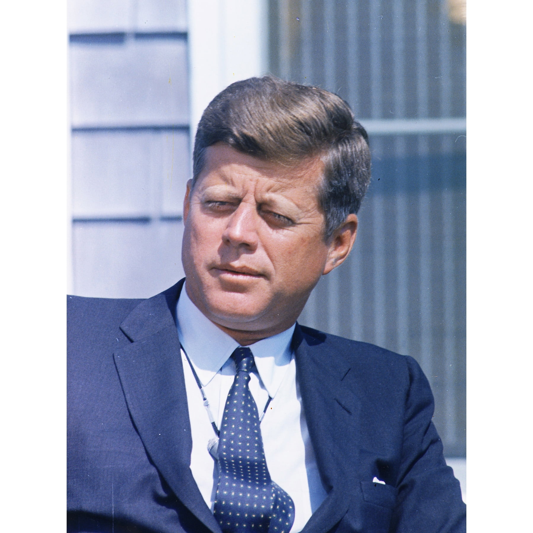 Cronkite President JFK Kennedy Interview Photo Extra Large Art Print ...