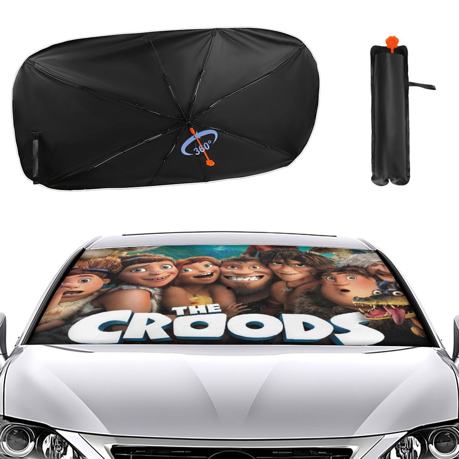 The Croods Car Windshield Sun Shade Umbrella, Windshield Sun Shade ...