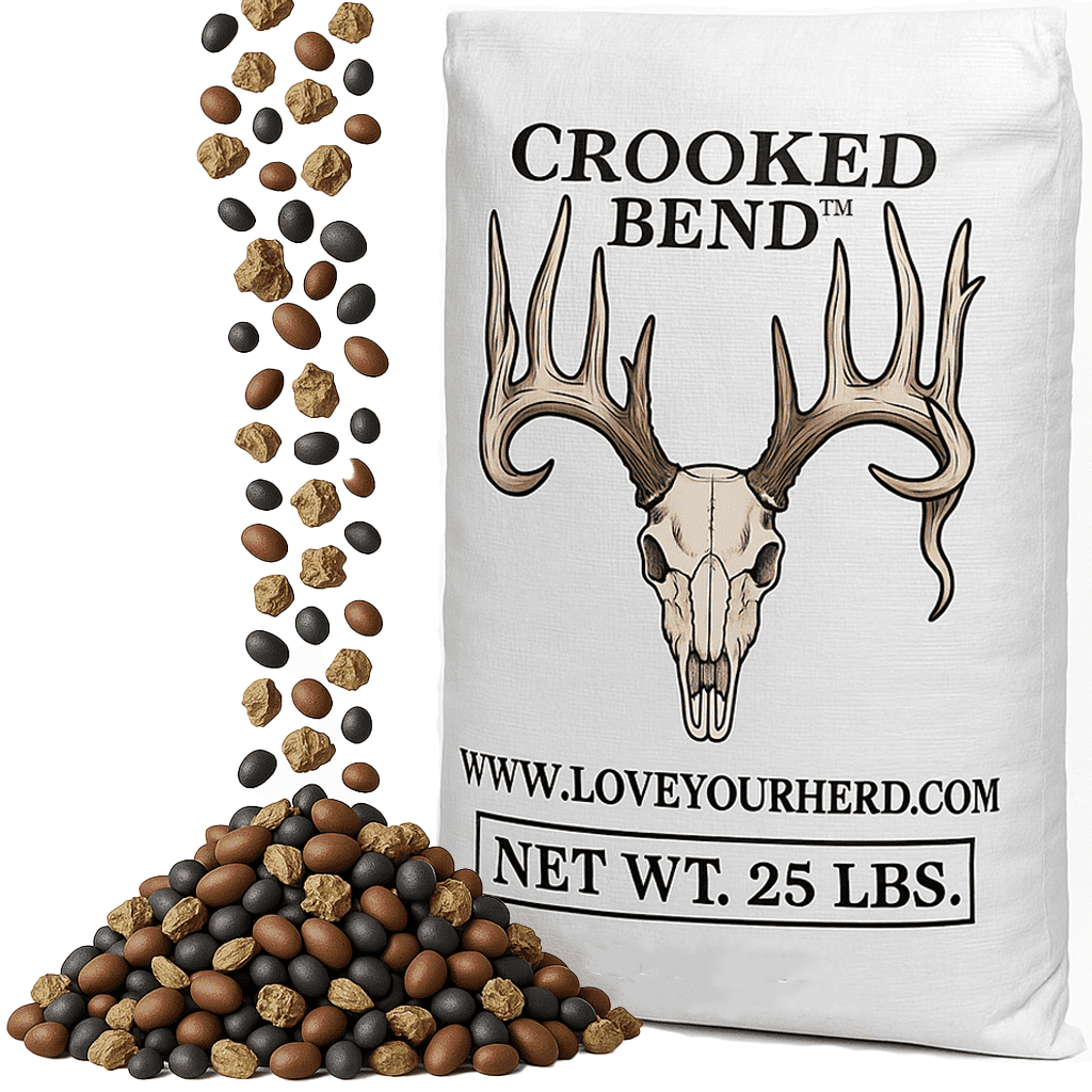 Crooked Bend, Big Bulbs, 25 lbs, Bulk Fall Food Plot Seed Mix for ...