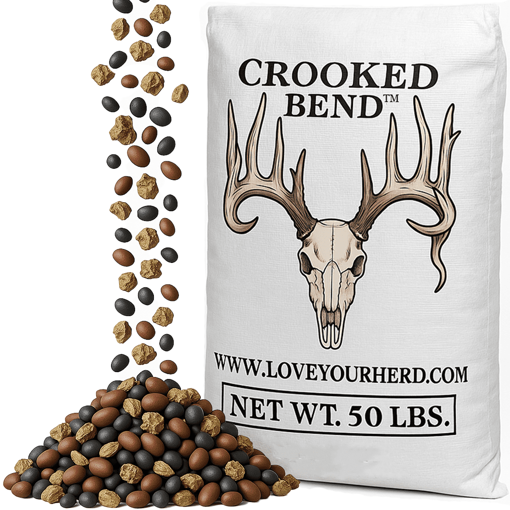 Crooked Bend, Big Bulbs, 50 lbs, Bulk Fall Food Plot Seed Mix for ...