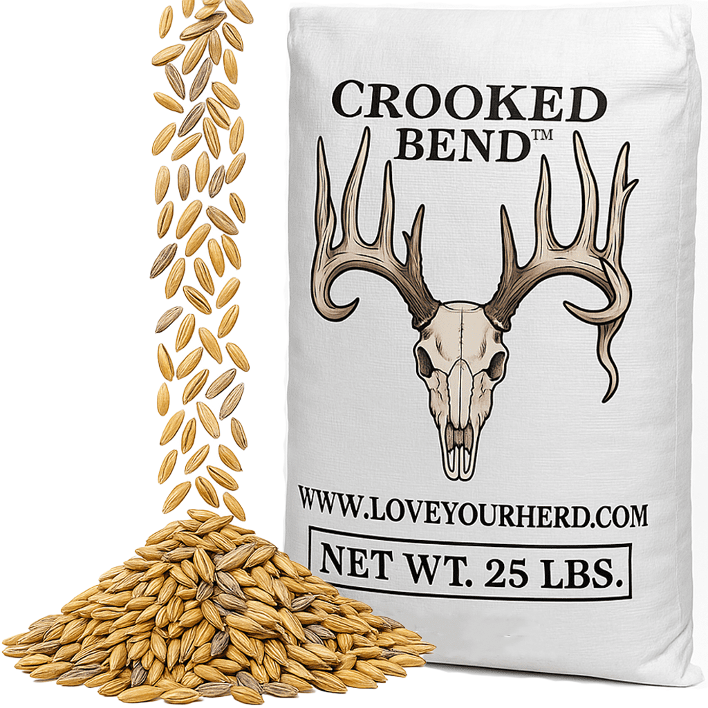Crooked Bend Last Resort Blend, 25 LB Bulk Winter Food Plot Seed for ...