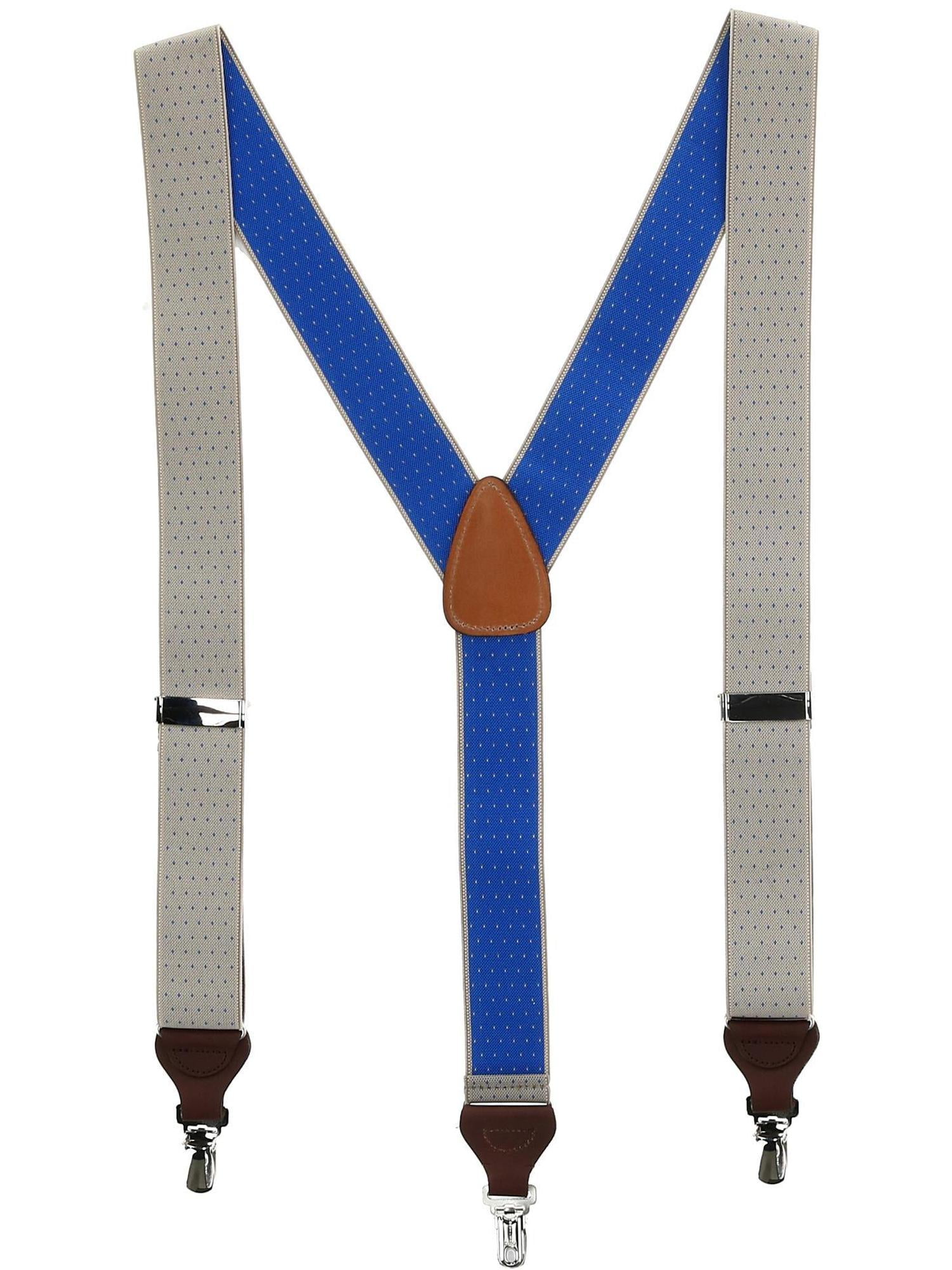 CrookhornDavis Madison Pin Dot Convertible Clip End Elastic Braces (Men ...