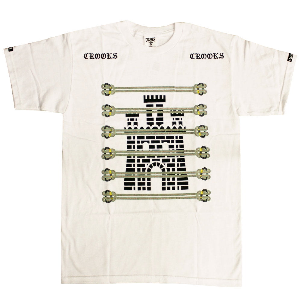 Crooks & Castles Castle Cordage T-shirt White - Walmart.com
