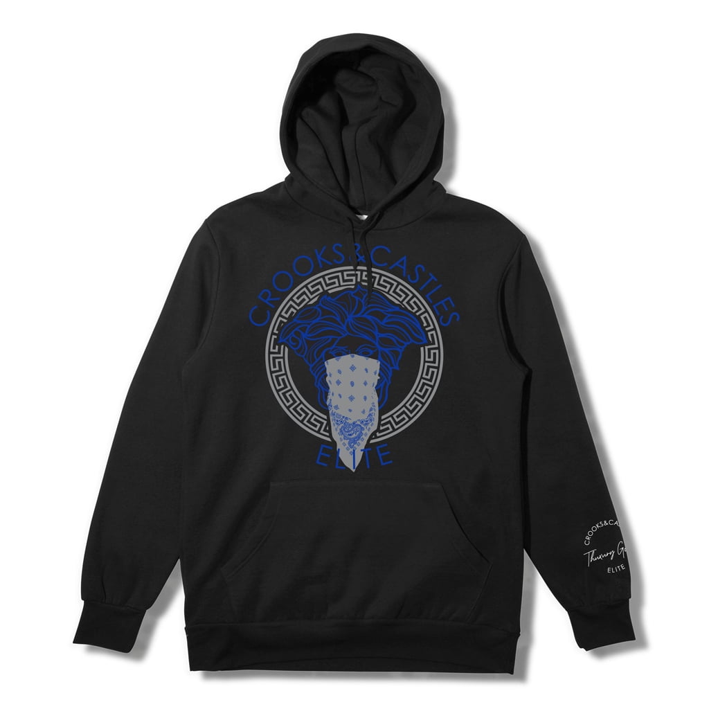 Crooks & Castles Thuxury Pullover Hoodie Black - Walmart.com