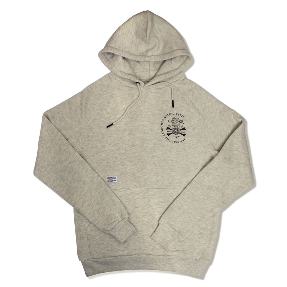 Crooks & Castles Watchtower Hoodie Heather Oatmeal - Walmart.com