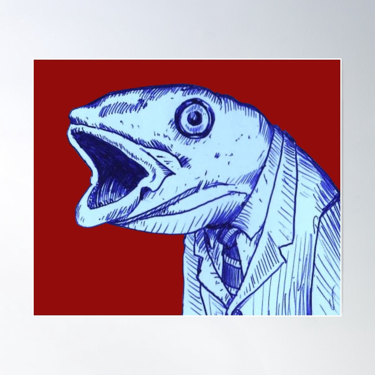 Crooner Fish Poster Wall Art, Modern Wall Decor For Living Room Bedroom ...