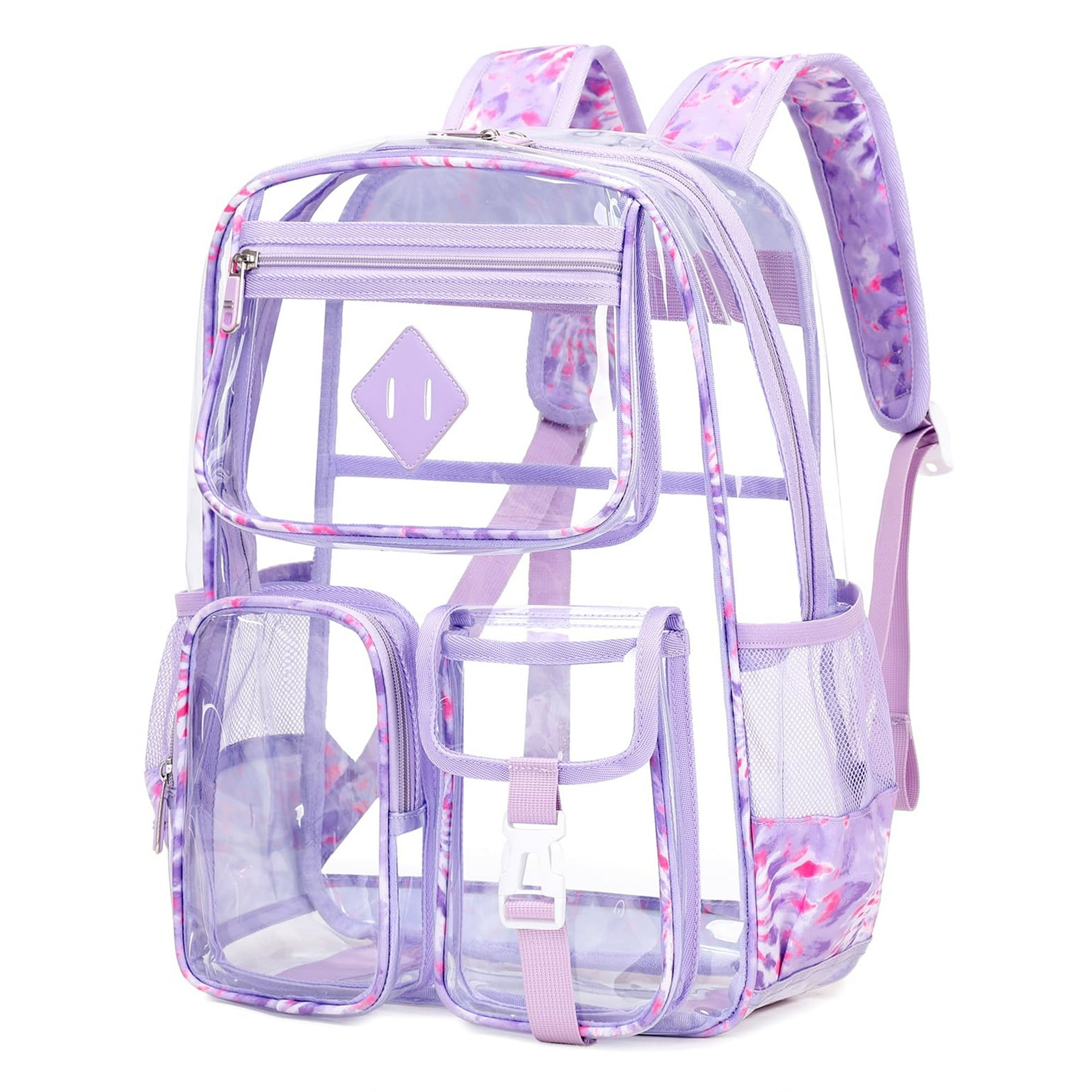 Crooz Kviee Large Clear Backpack Heavy Duty Stadium Approved See ...