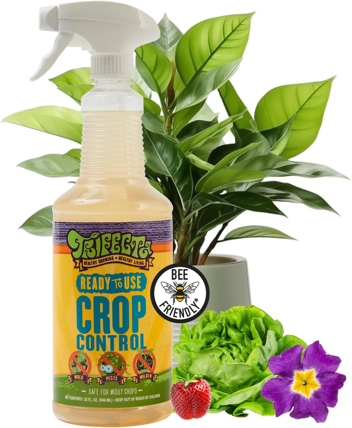 Crop Control Ready to Use Maximum Strength Natural Pesticide, Fungicide ...