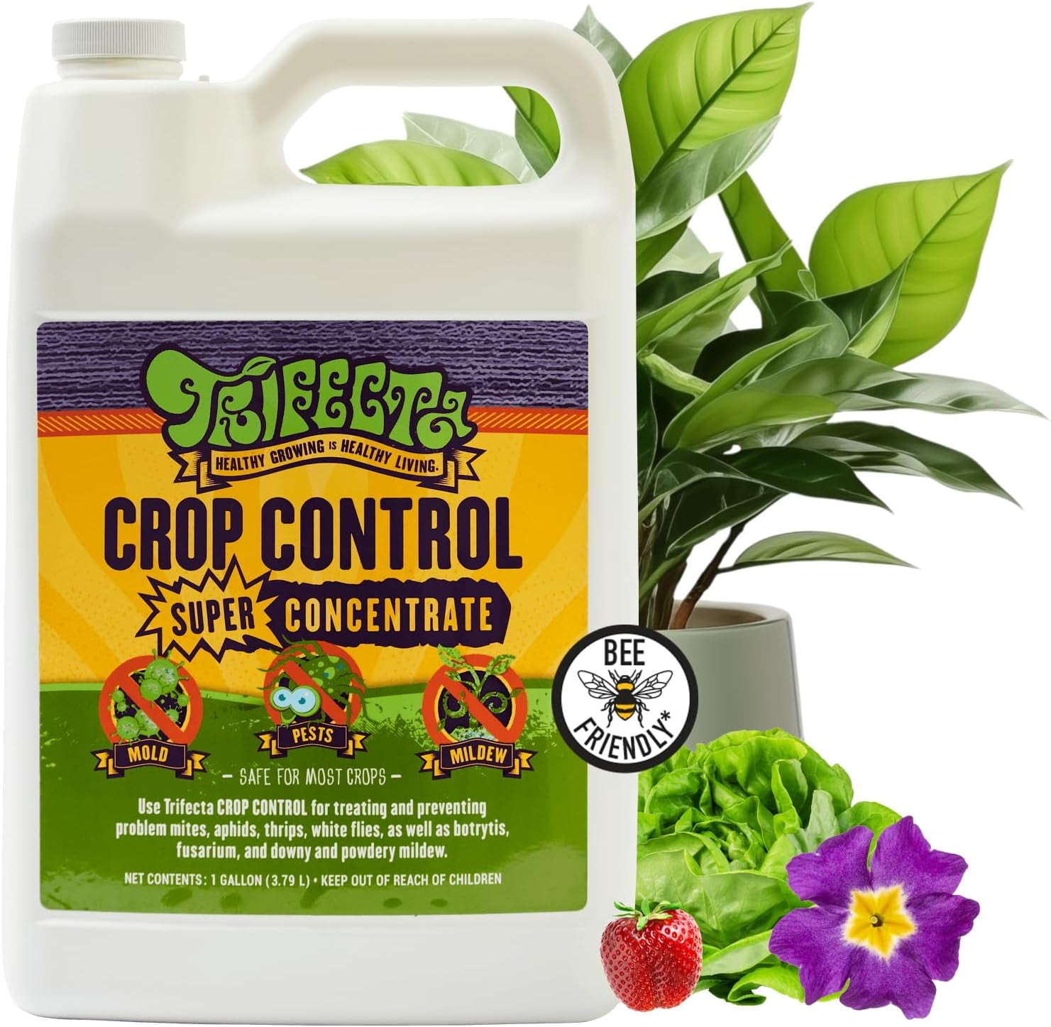 Crop Control Super Concentrate All-in-One Natural Pesticide, Fungicide ...