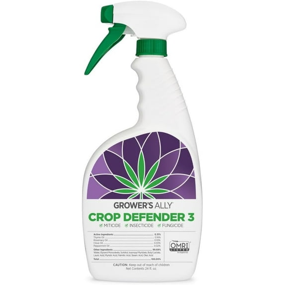 Crop Defender 3 Concentrate 8 oz | Natural, Safe & Organic Insecticide & Fungicide Control for ...