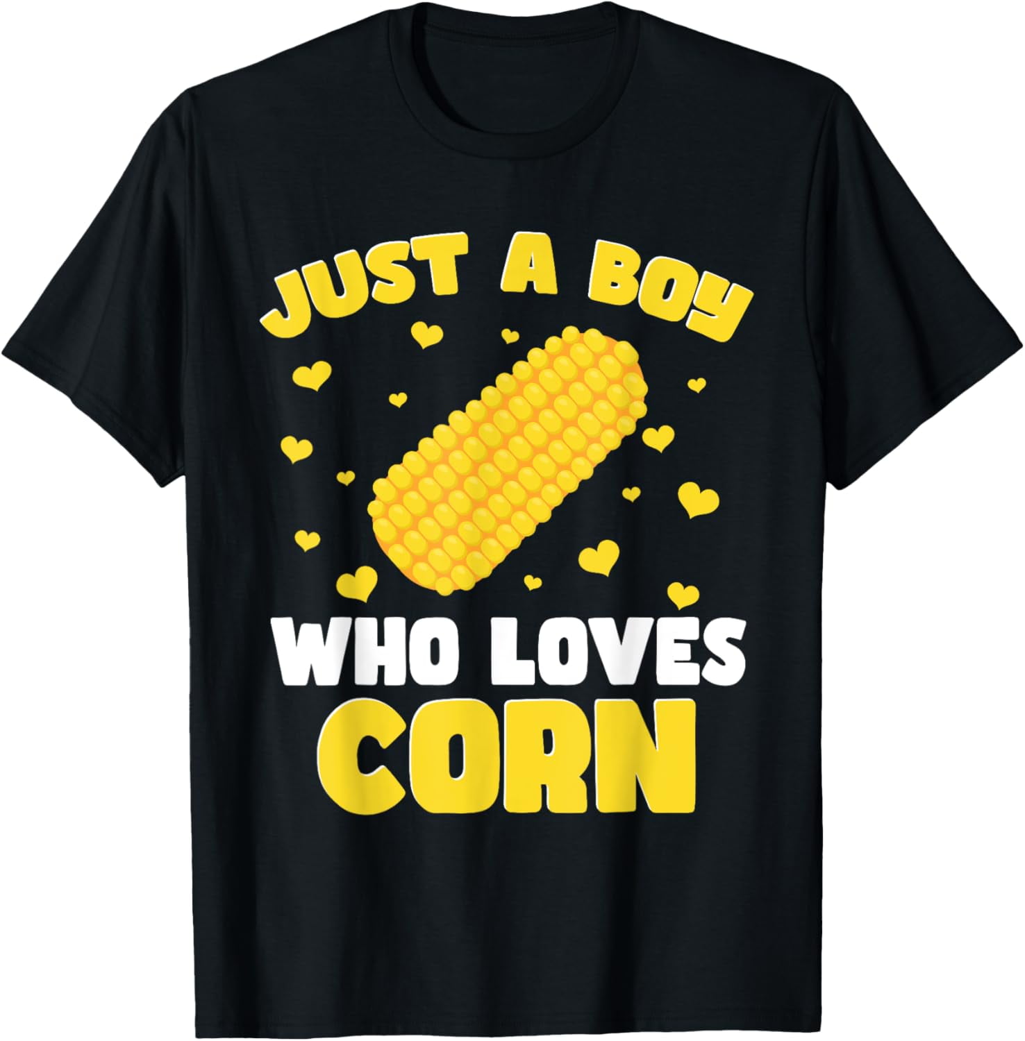 Crop Kids Farming Corn Toddler Just A Boy Who Loves Corn T-Shirt ...