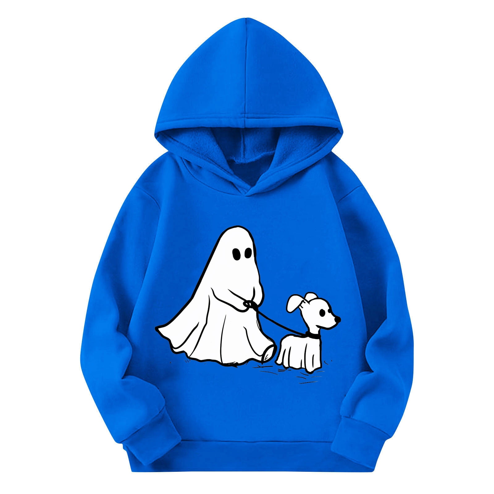 Crop Sweatshirts Pullover for Girls Cute Printed Long Sleeves Hoodies ...