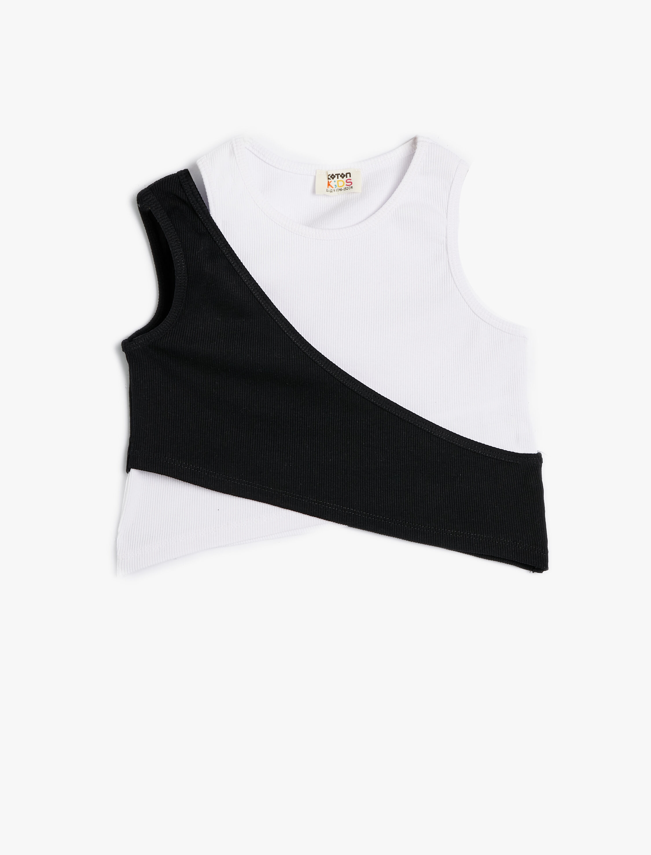 Crop Tank Tops Asymmetric Waist Cotton - Walmart.com